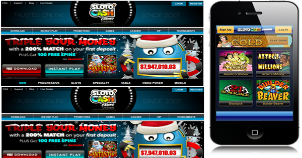 Sloto'Cash Mobile Casino | No Deposit Bonus